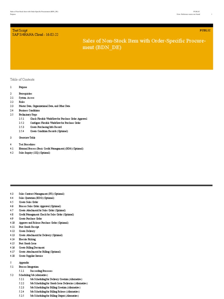 BDN S4CLD2202 BPD en de | PDF | Invoice | Procurement
