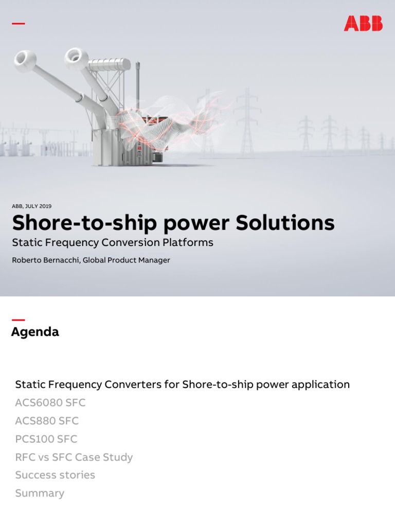 Shore-To-Ship Power Solutions | PDF | Power Inverter | Rectifier