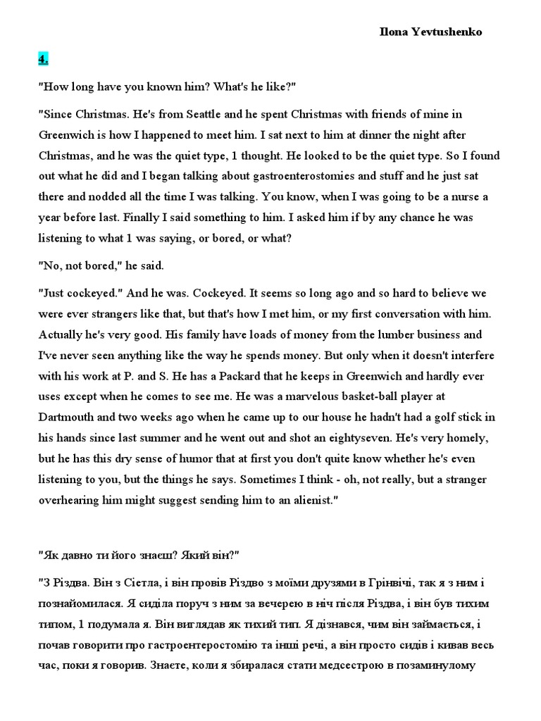 Stylistic Analysis of A Fragment | PDF