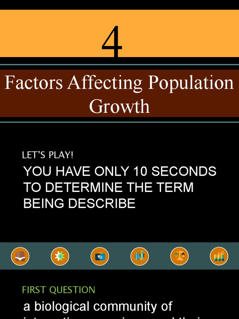 Factors Affecting Population Growth | PDF | Birth Rate | Population