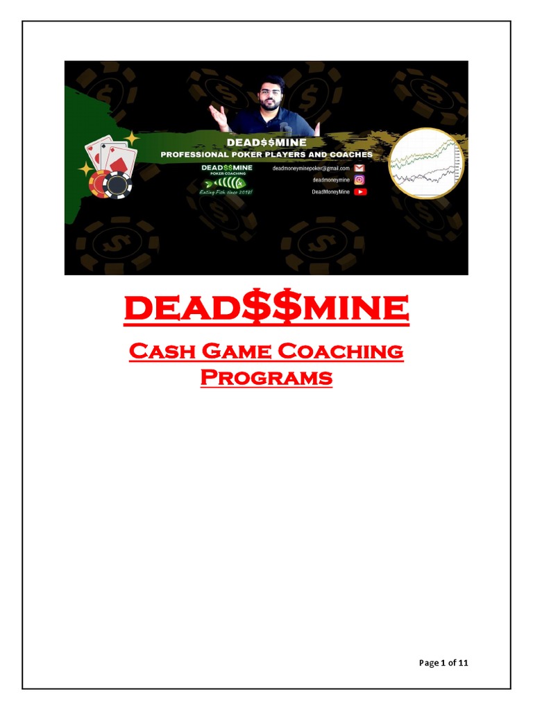 Cash Game Coaching Programs Summary: An Overview of the Various ...