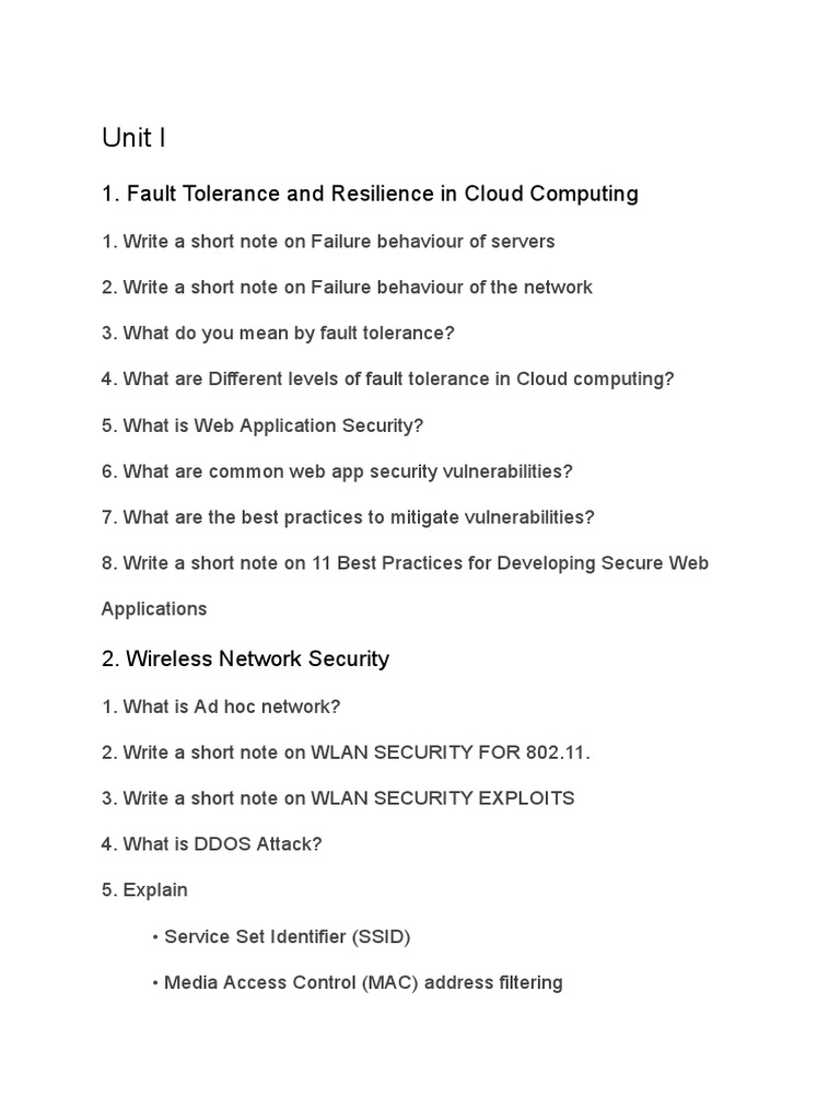 Cloud Computing Fault Tolerance Security Wireless Networks Metasploit ...