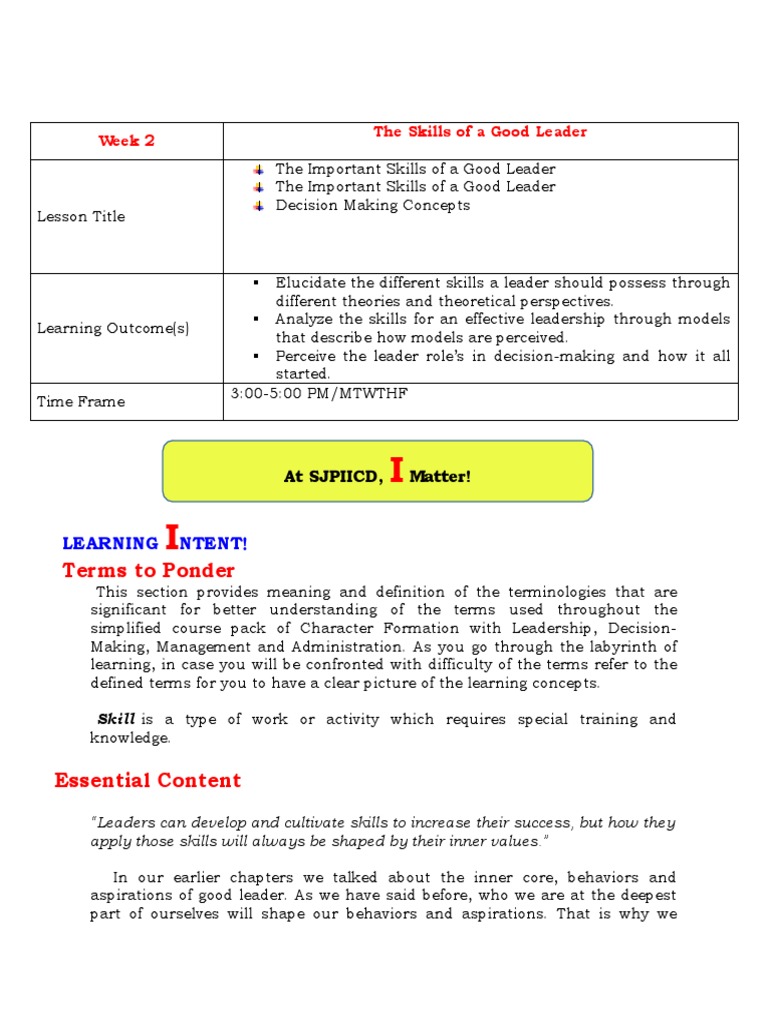 CFLM 2 | PDF | Career & Growth