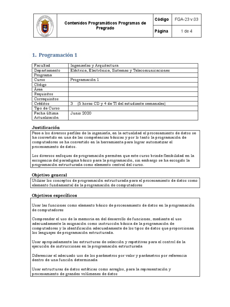 2021 Programacion 1 Docente | PDF | Programación de computadoras ...