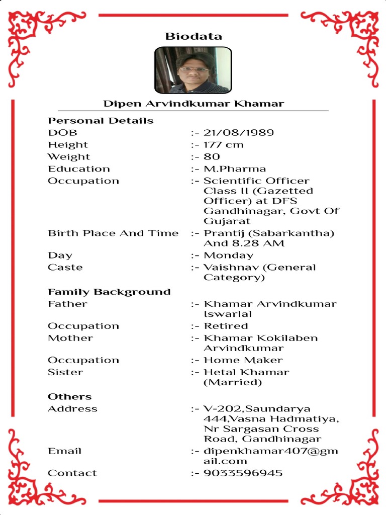 Biodata 14 | PDF