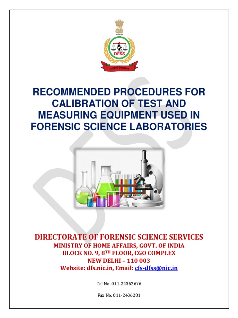 Recommended Procedures For Calibration of Test and Measuring Equipment ...