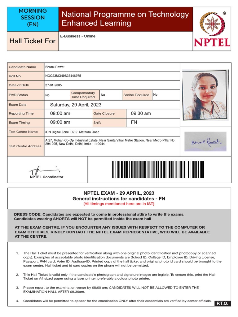 Noc23 mg49 | PDF | Identity Document | Printer (Computing)