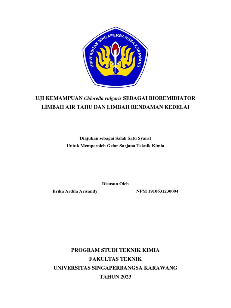 Erika Ardila Arisandy - Draft Proposal Penelitian | PDF