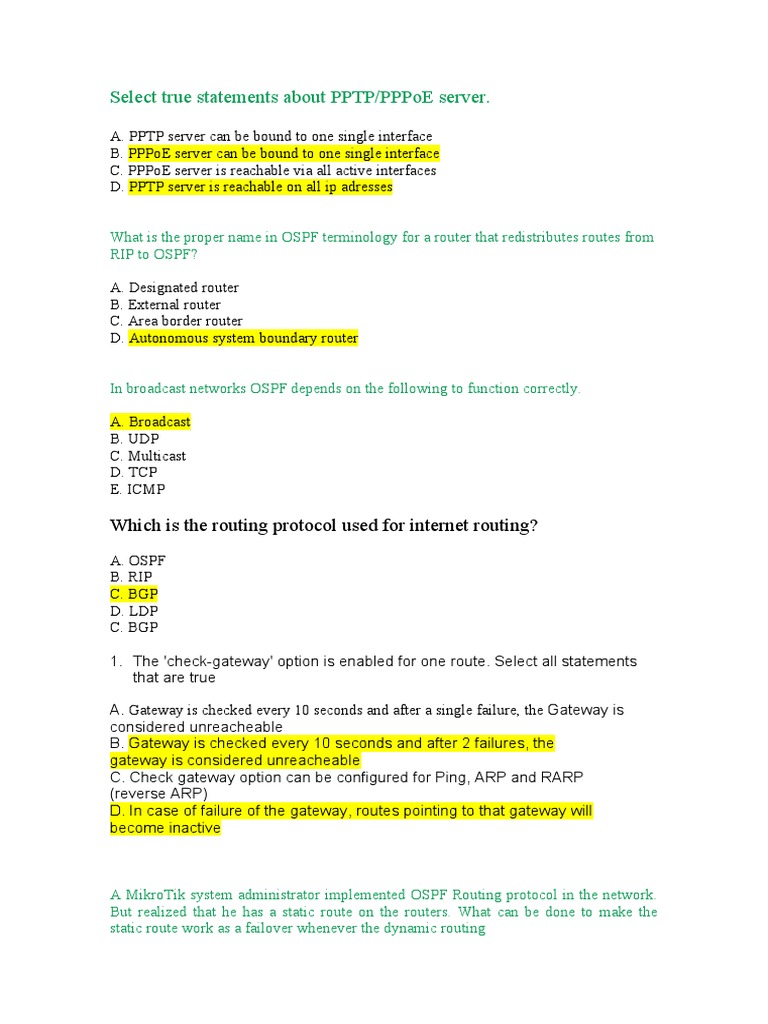 Preguntas MTCRE | PDF