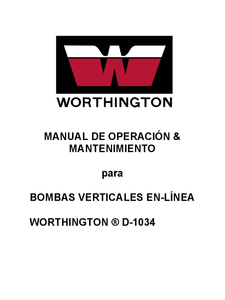 Manual D1034 Con Anotaciones | PDF | Rodamiento (Mecánico) | Bomba