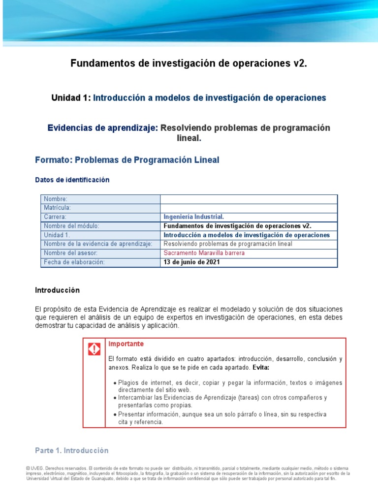 Programación Lineal | PDF | Programación lineal | Aprendizaje
