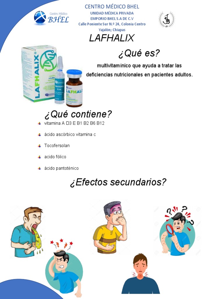 Multivitamínicos para Deficiencias Nutricionales | PDF | Vitamina ...