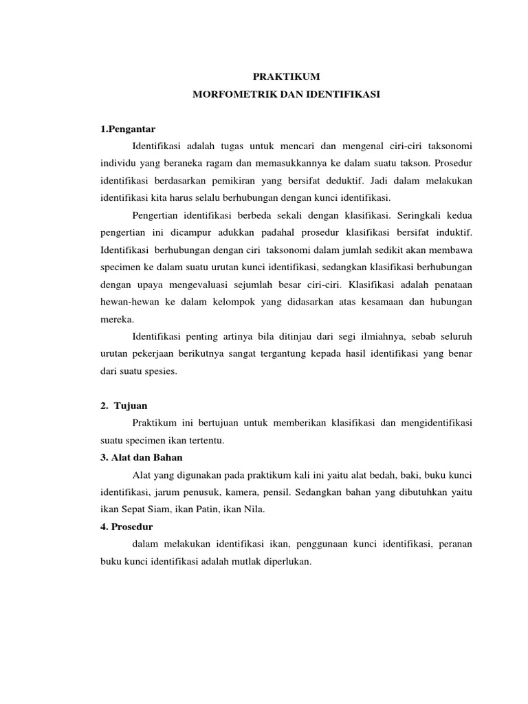 Meristik Ikan | PDF