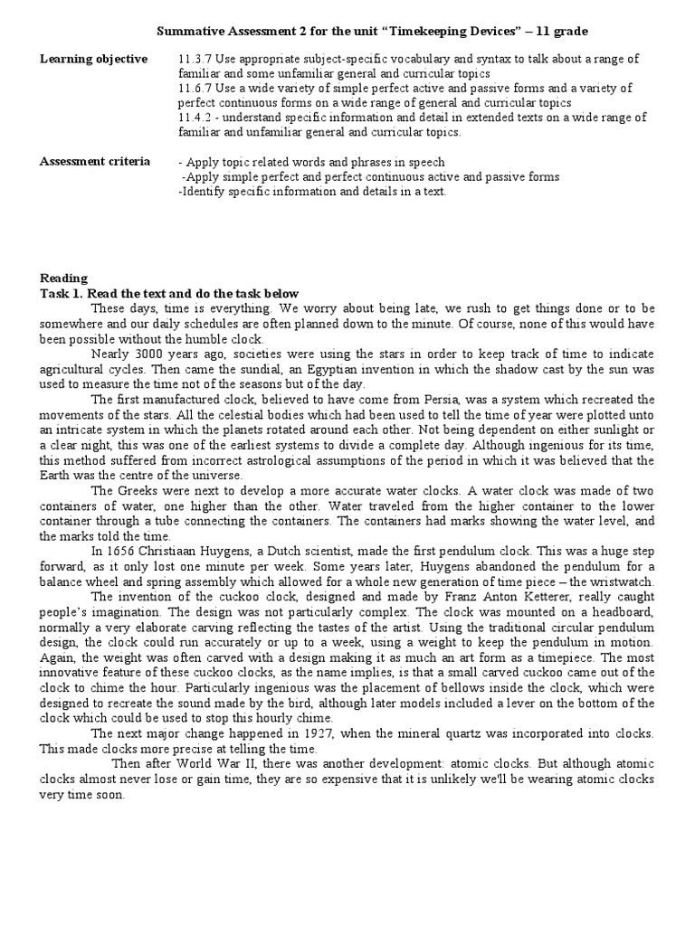 11 Grade 2 Term SA2 | PDF | Clock | Pendulum