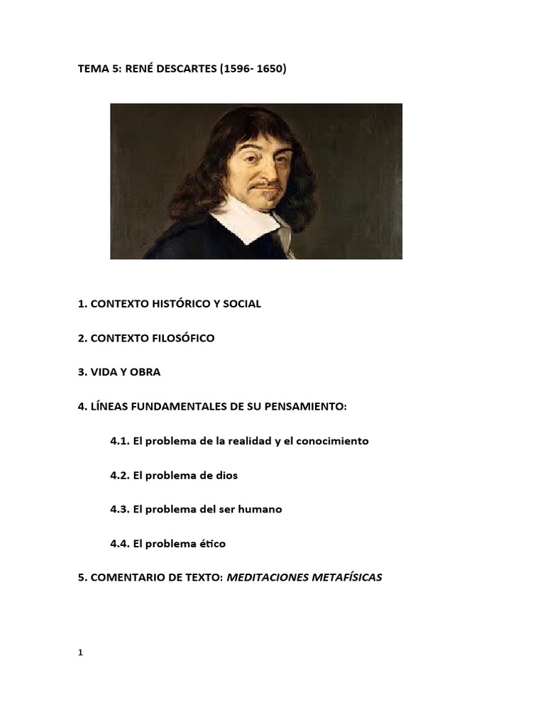 Descartes Propios | PDF | René Descartes | Existencia