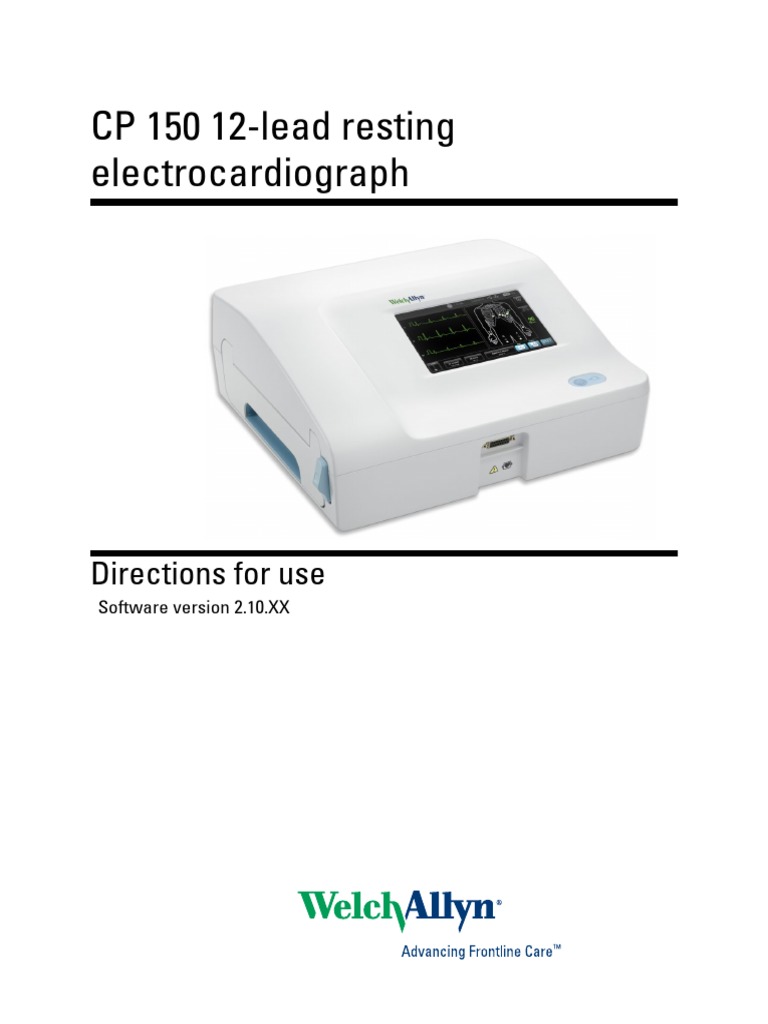 Manual Eletrocardiografo CP 150 12 | Download Free PDF ...