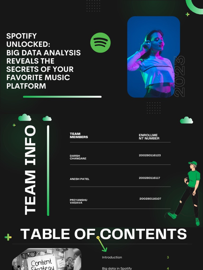 Spotify Unlocked: Big Data Analysis Reveals The Secrets of Your Favorite Music Platform | PDF ...