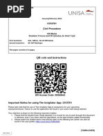 Unisa Declaration Form | PDF