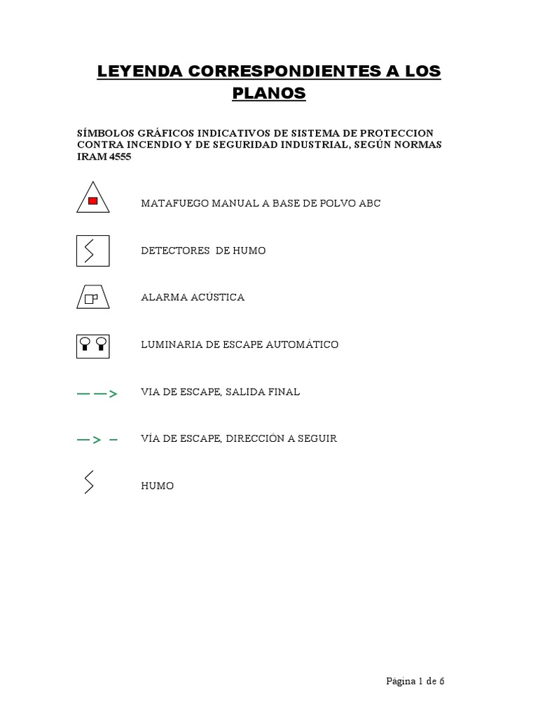 Referencias Normas Iram 4555 | PDF | Protección activa contra incendios ...