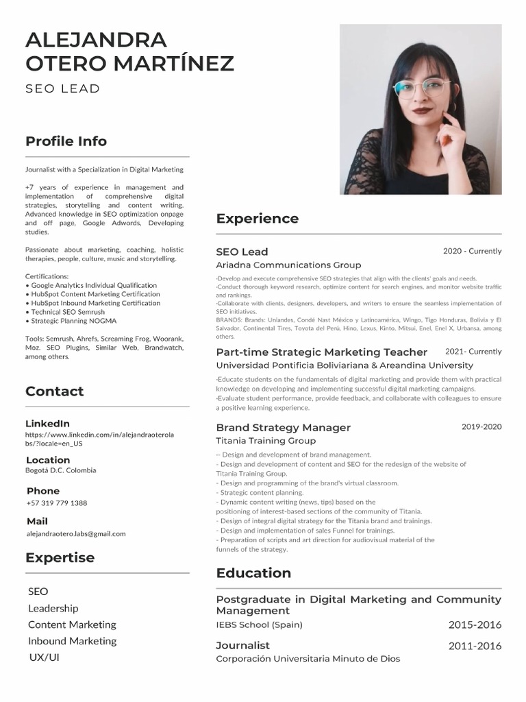 CV Alejandra Otero Martínez | PDF