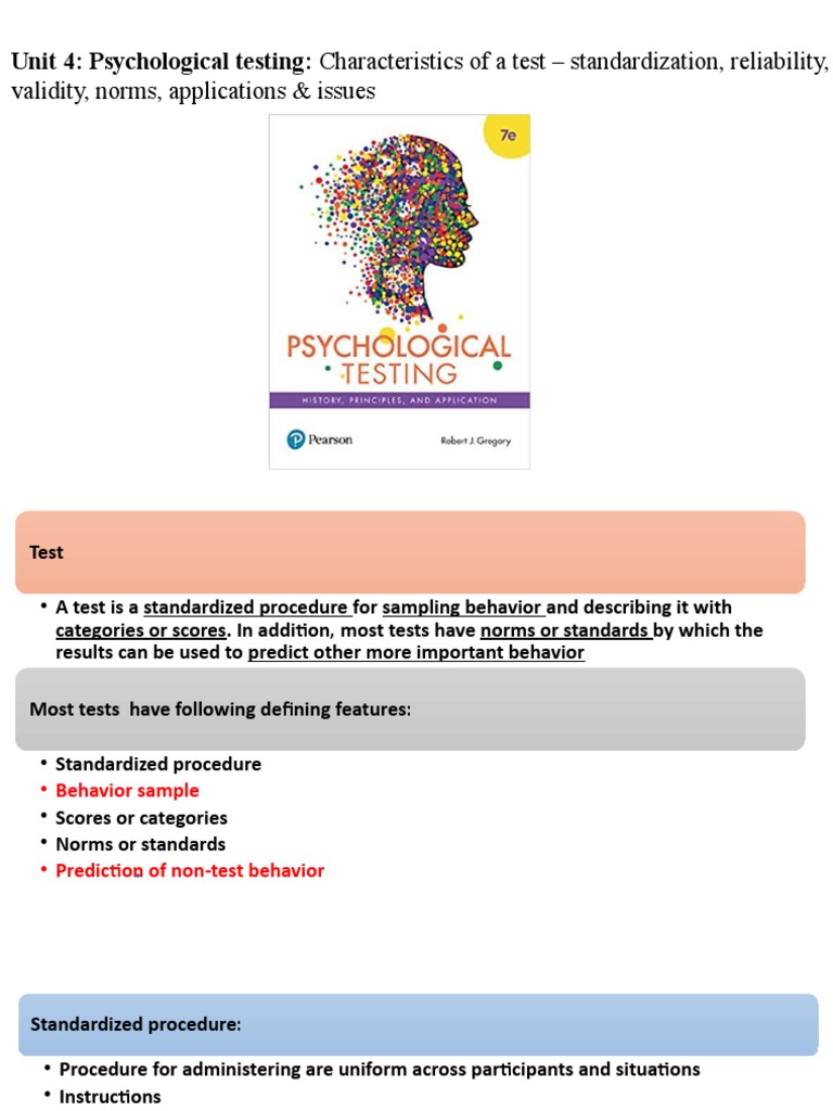 Psychological Research Unit - 4 | PDF | Validity (Statistics) | Cronbach's Alpha