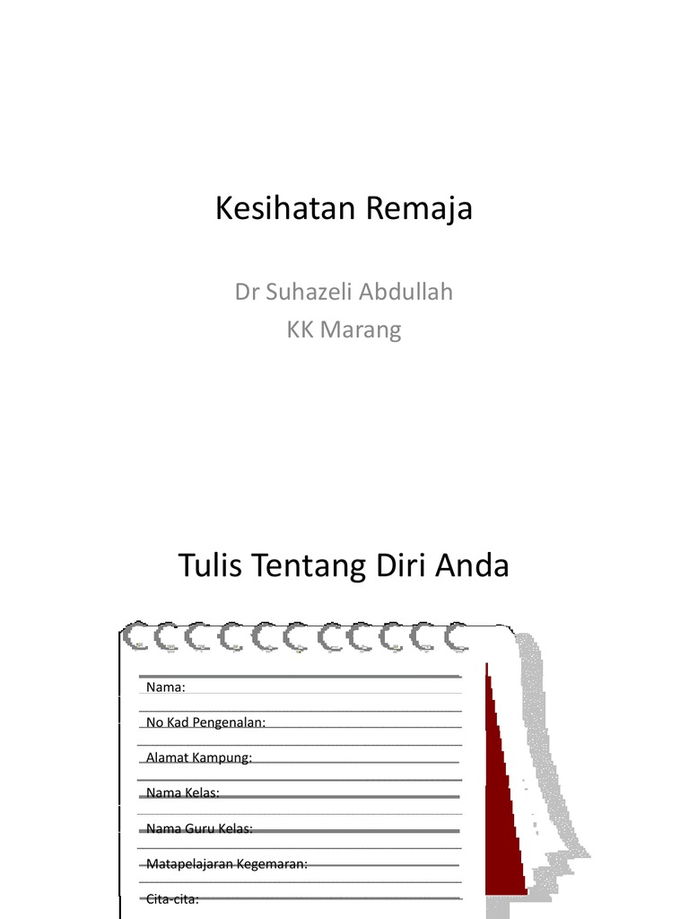Kesihatan Remaja: Panduan dan Risiko | PDF