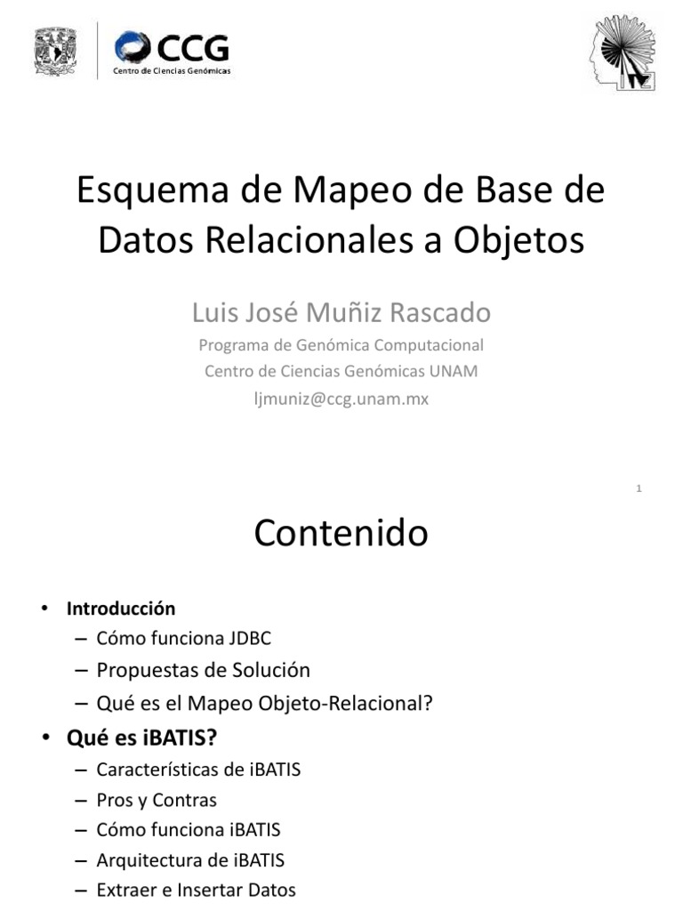 Ibatis | PDF | Mapeo Relacional de Objetos | SQL