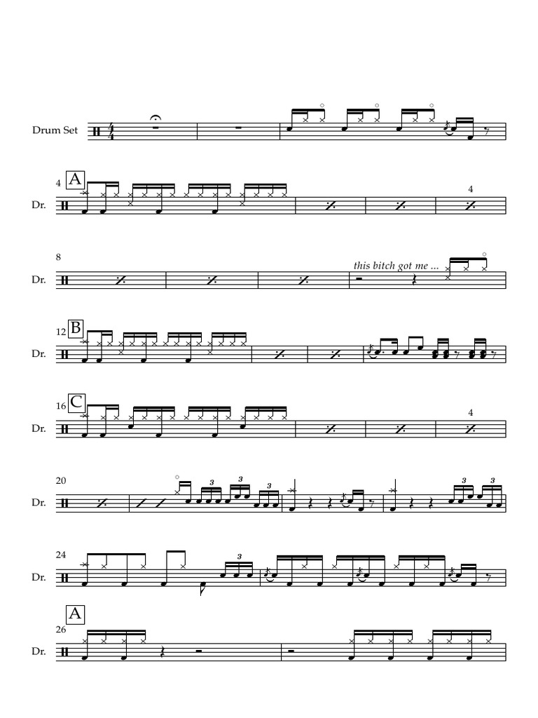 Silk Sonic - Smokin Out The Window - Full Score | PDF | Échecs