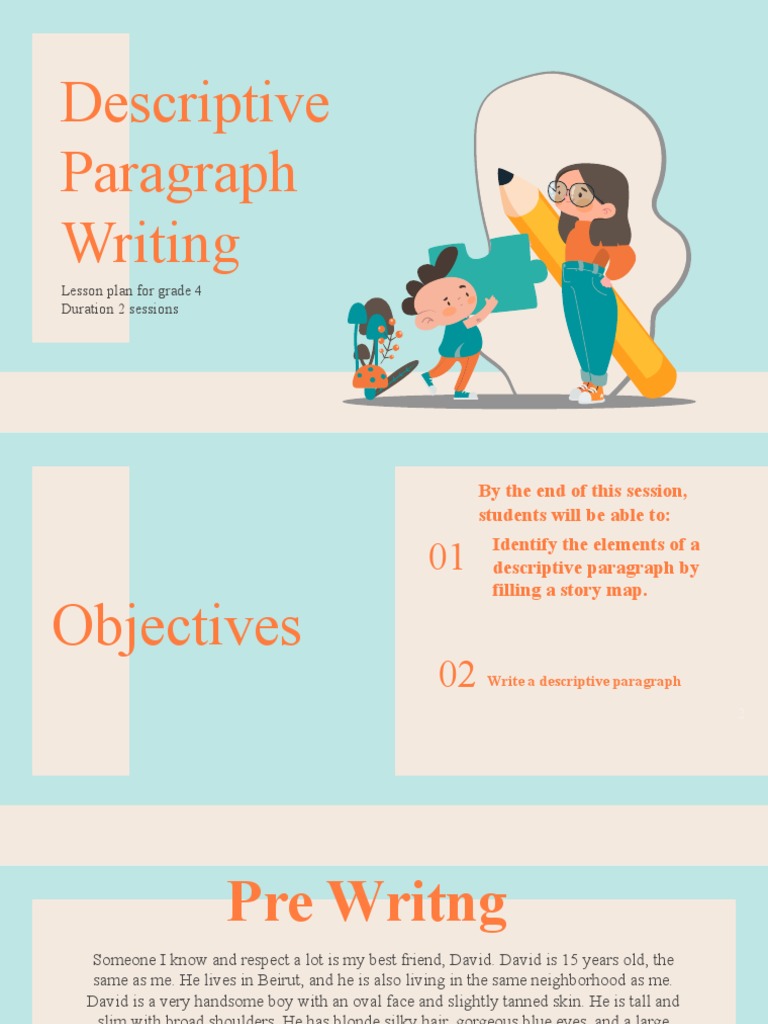 Descriptive Paragraph Lesson Plan | PDF | Language Arts & Discipline