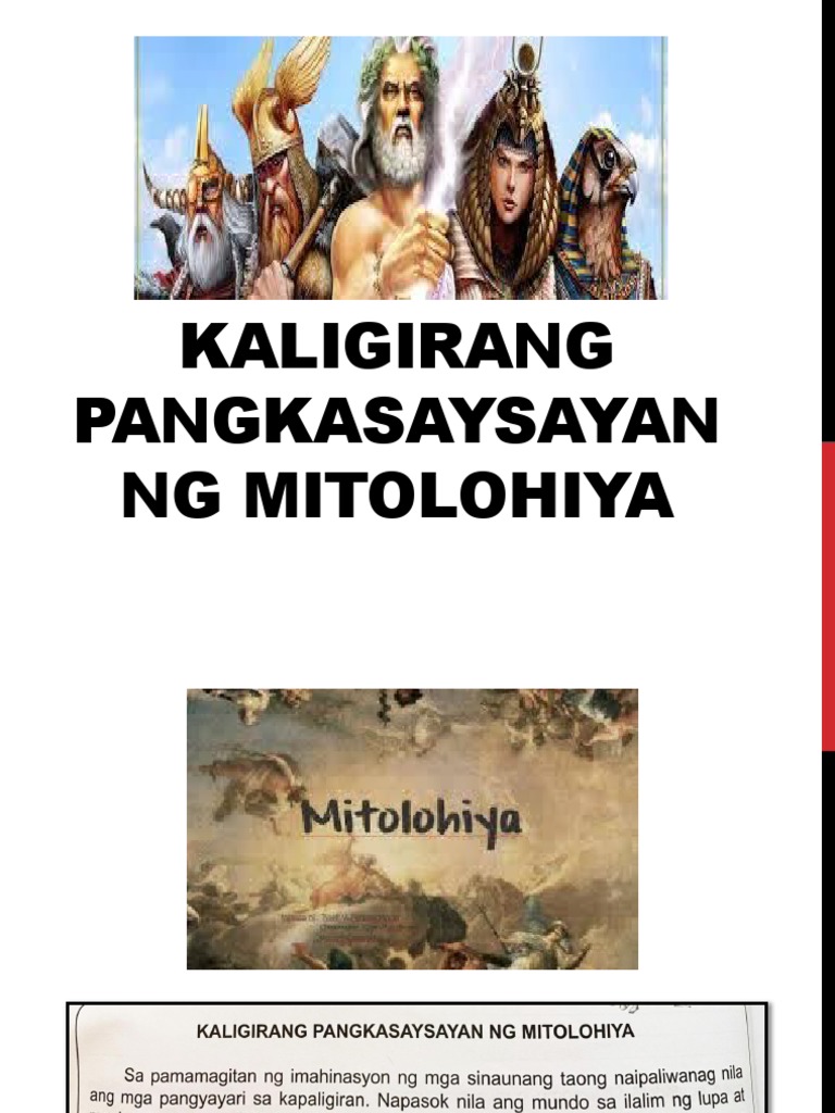 2.kaligirang Pangkasaysayan NG Mitolohiya | PDF