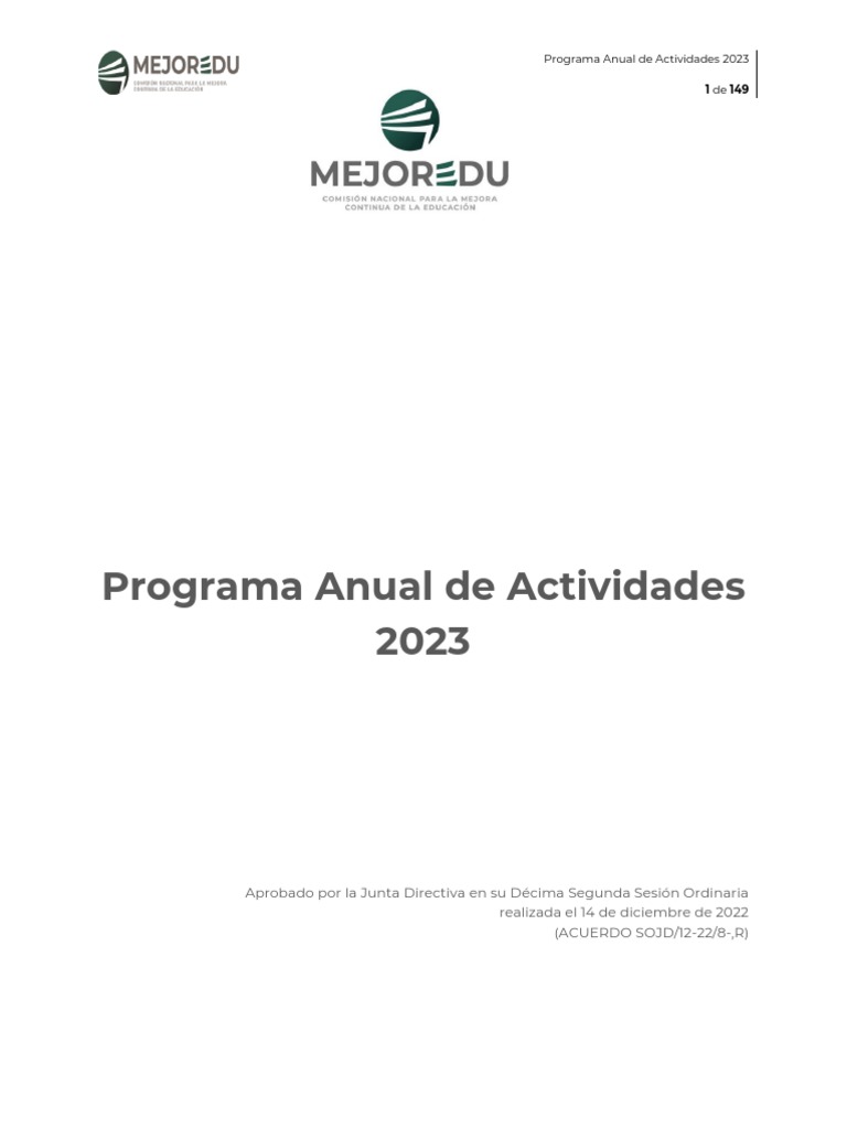 Paa 2023 | PDF | Evaluación | Enseñando
