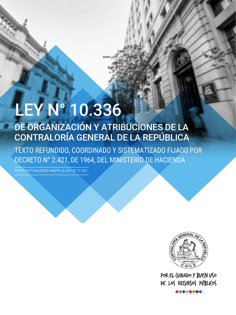 Ley que establece la organización y atribuciones de la Contraloría General de la República | PDF ...