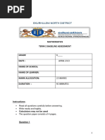2025 TERM 1 GRADE 4 BASELINE ASSESSMENTS | PDF