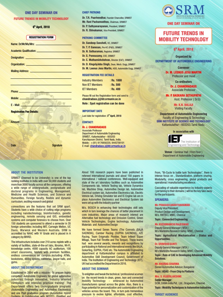 Future Trends in Mobility Tech | PDF | Vehicles | Motor Vehicle