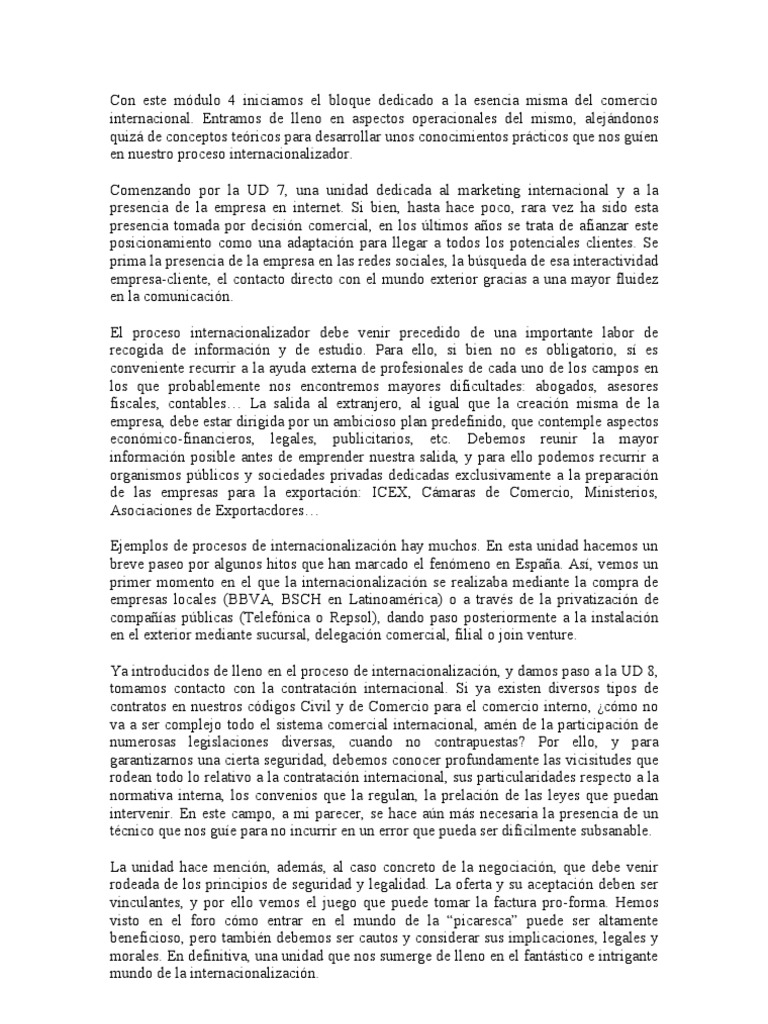 Resumen UD4 - Víctor Barranco | PDF | Globalización | Economias