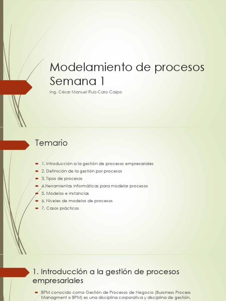 Introducción a la Gestión de Procesos | PDF | Procesos de negocio ...