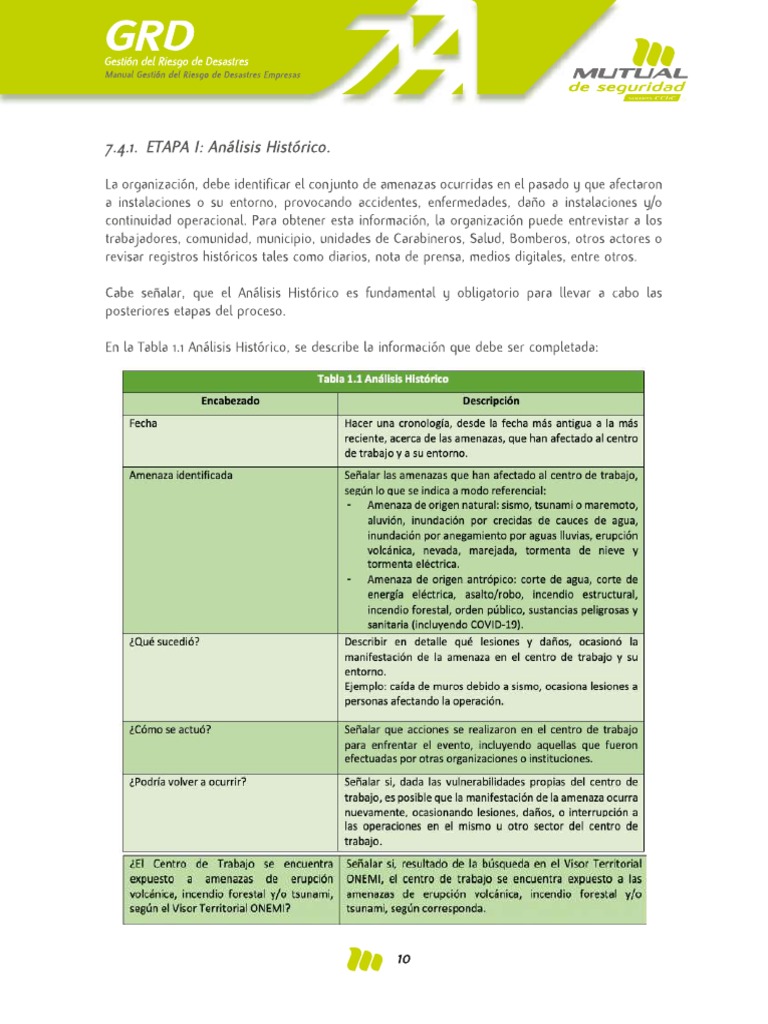 Matriz GRD y Planes RRD Explicado | PDF