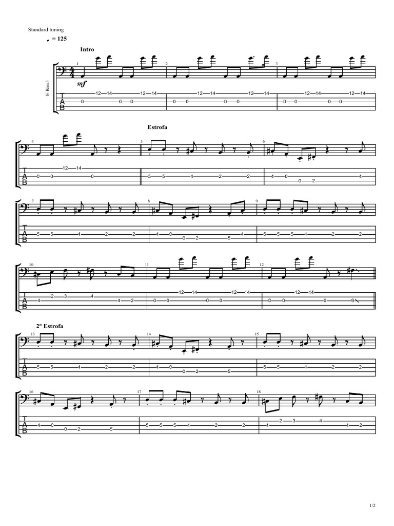 Earth, Wind & Fire - September (Bass Transcription) | PDF | Character ...