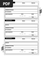 Recibo de Entrega de Cheque Modelo | PDF