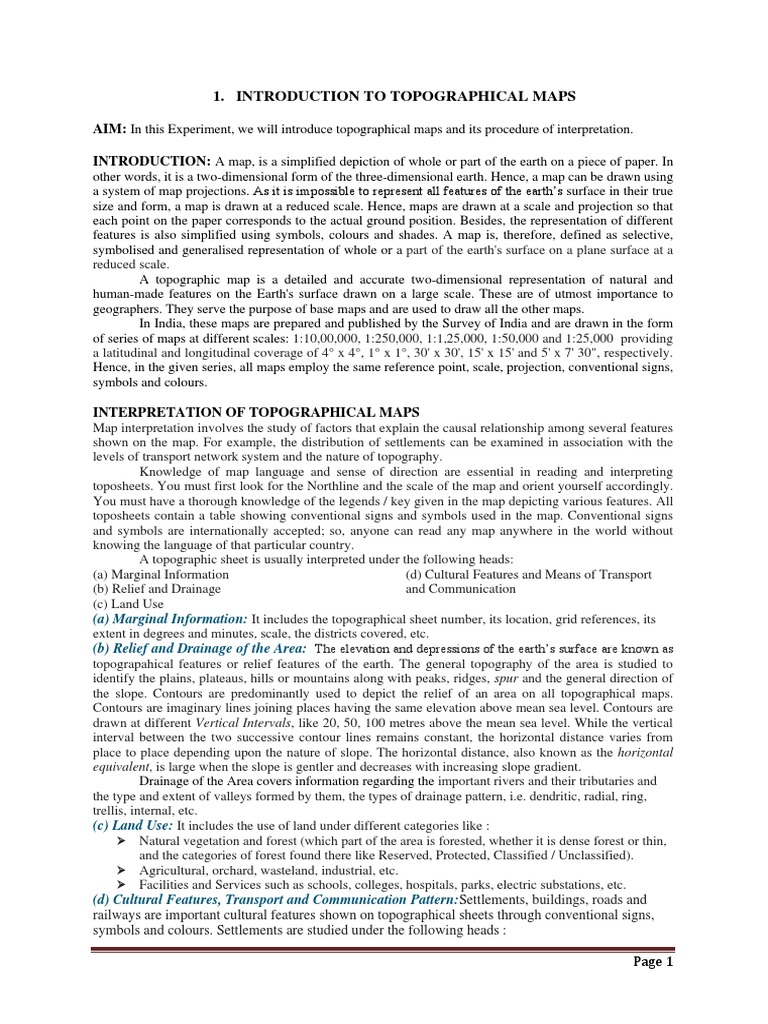 Interpreting Terrain: An Introduction to Interpretation Keys for Remote ...