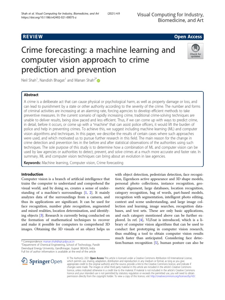 Crime Forecasting | PDF | Machine Learning | Computer Vision