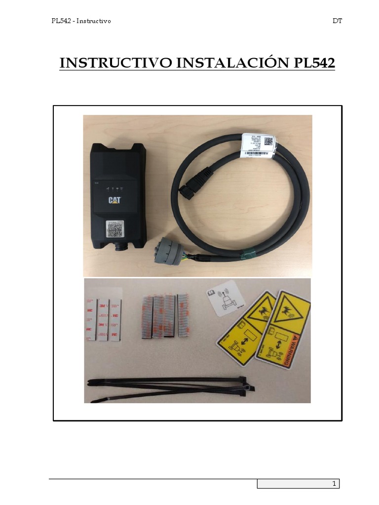 Instructivo PL542 | PDF | Sistema de Posicionamiento Global | Diodo ...