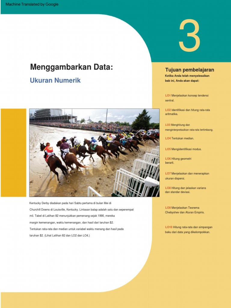 Menggambarkan Data:: Ukuran Numerik | PDF