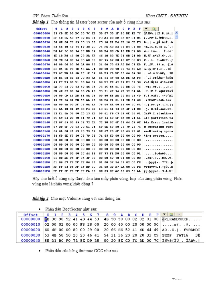 Bai Tap HTTT Fat 2013 | PDF