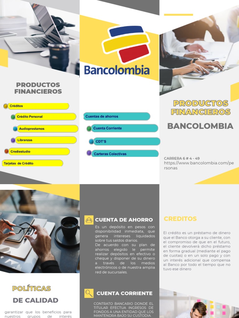 Folleto Brochure de Servicios Empresa Profesional Amarillo | PDF