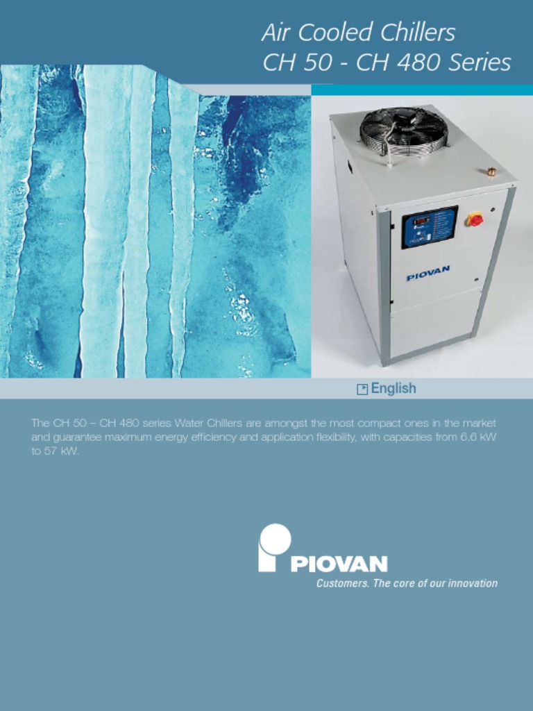 Air Cooled Chillers CH 50 - CH 480 Series: Technical Data | PDF