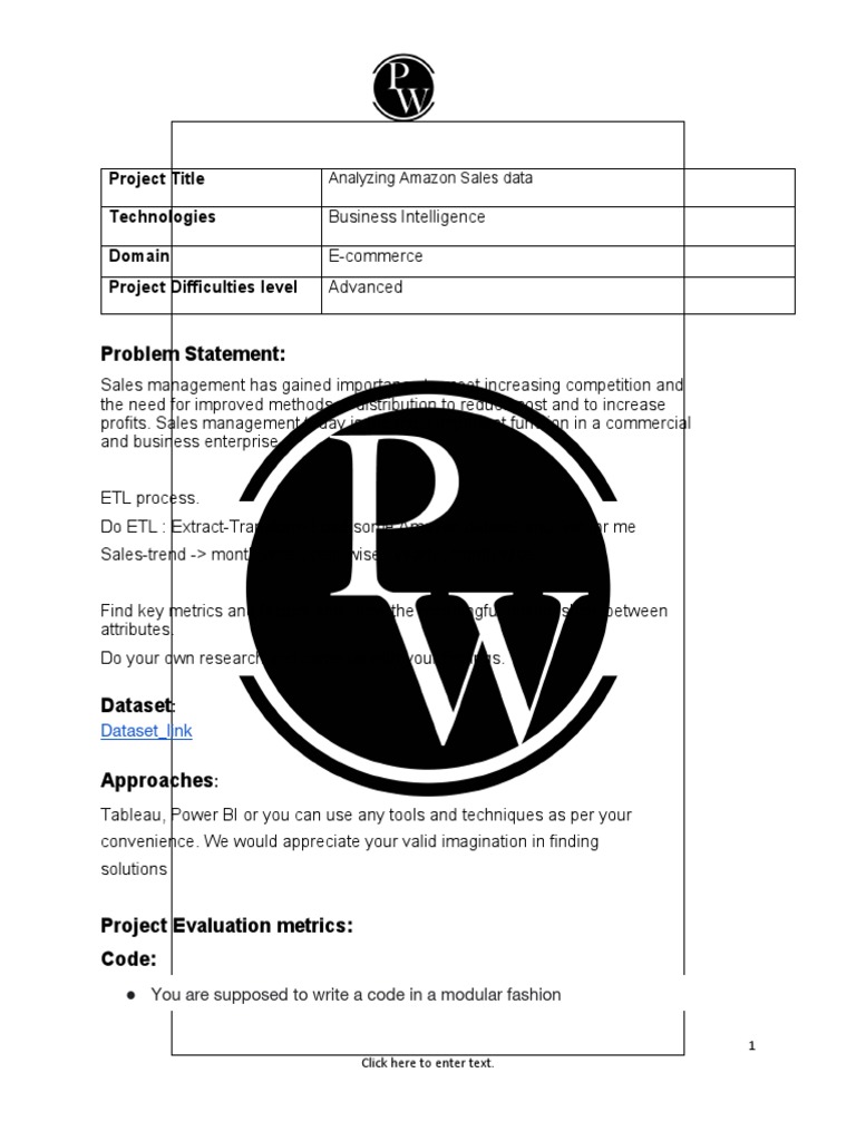 Problem Statement:: Project Title Technologies Domain Project ...