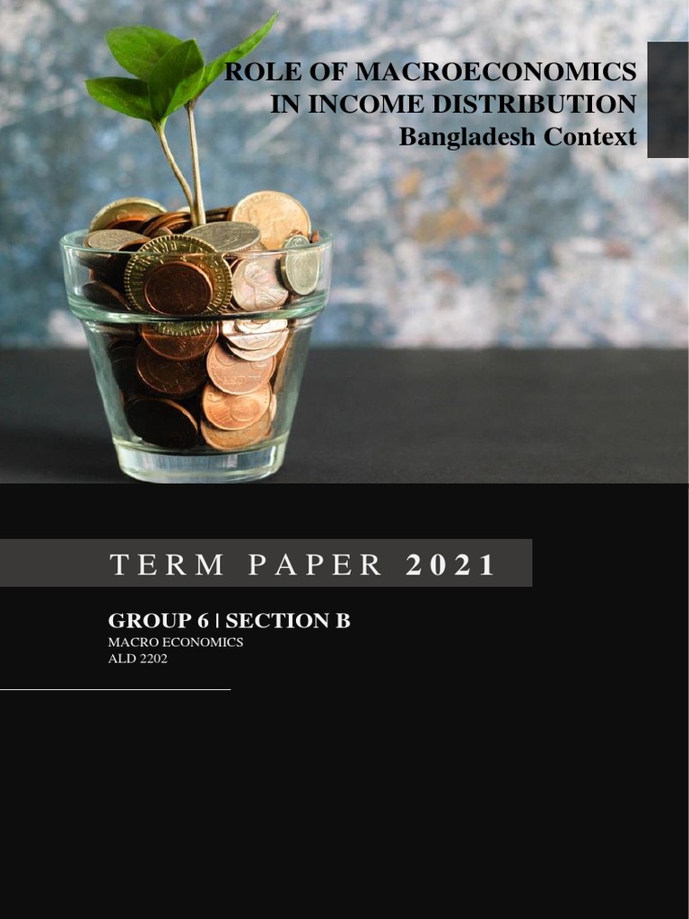 GROUP 6 - Macroeconomics Term Paper (Section B) | PDF | Taxes ...