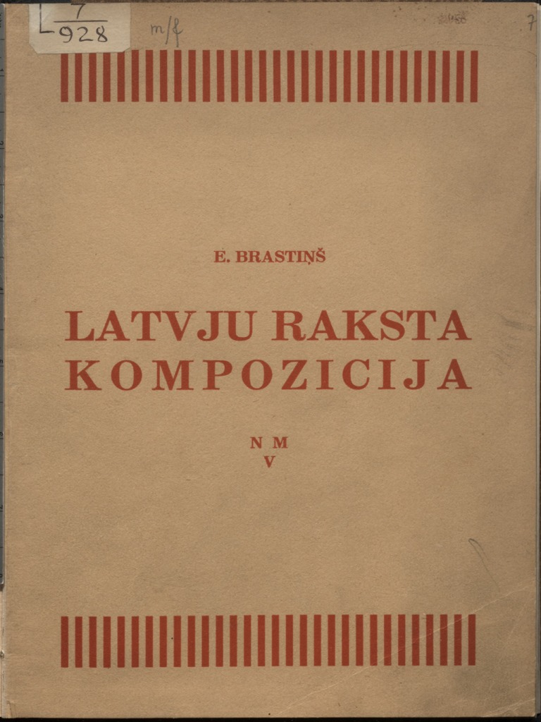 Latvju Raksta Kompozīcija | PDF