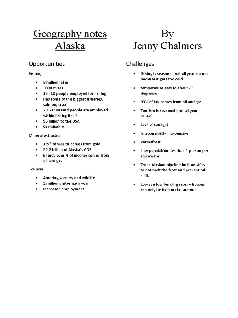 Geography Notes | PDF